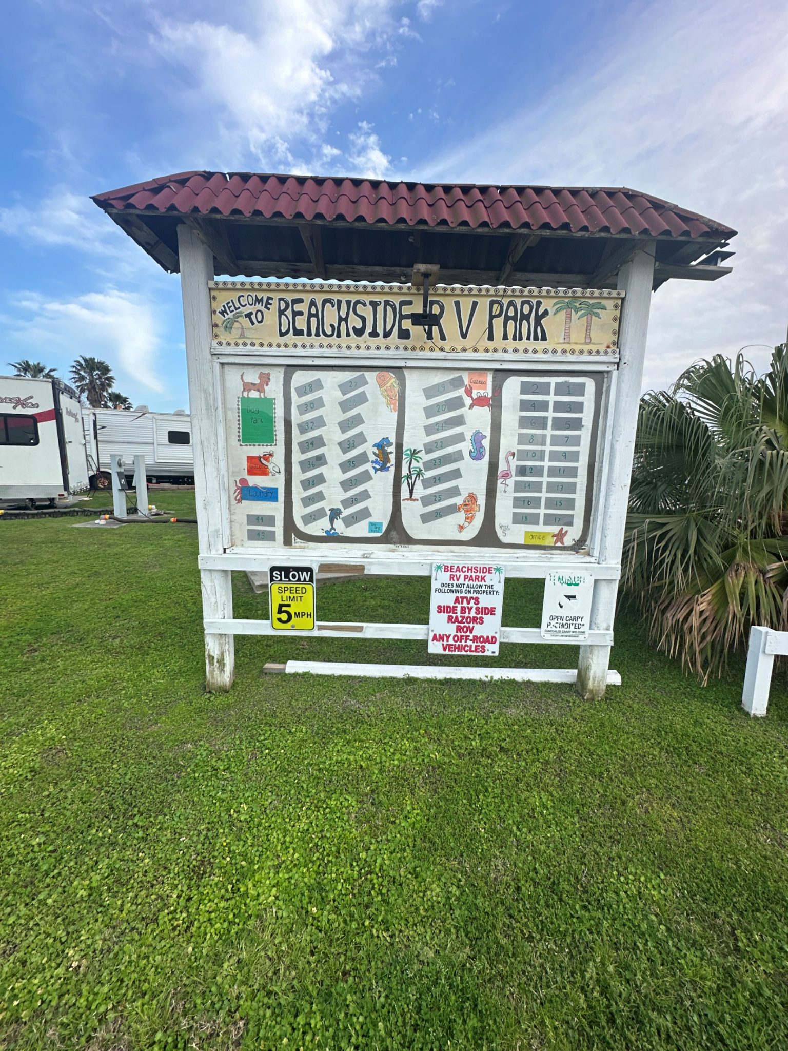 BeachsideRV - Crystal Beach TX RV Park - Beachside RV Park at Crystal Beach